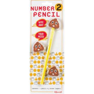 Number 2 (as in poo) Pencil – Toy Town