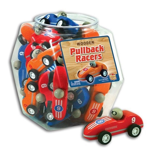 Wooden Pullback Racers – Toy Town