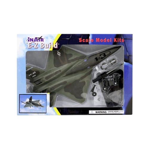 InAir E-Z Build Model Kit – YF-23 Black Widow – 1:72 Scale – Toy Town